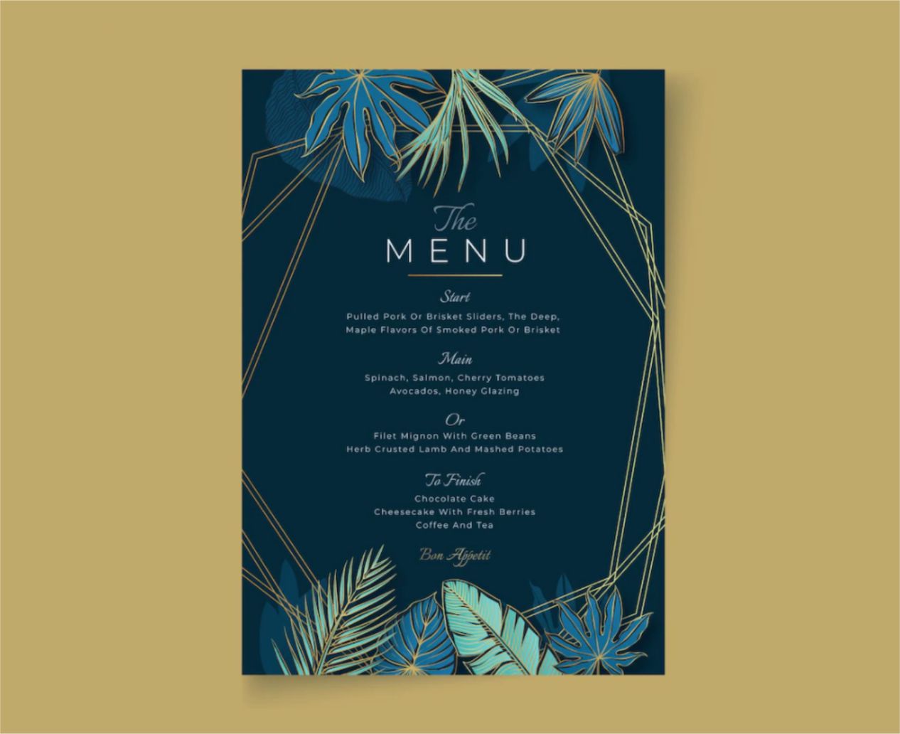 Top Quality Restaurant & Event Menu Card Design and Printing in Lagos ...