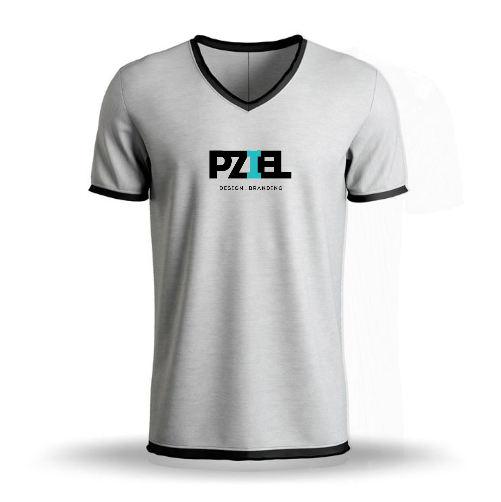 Top Quality Custom Branded V-neck T-shirt Printing in Lagos, Nigeria